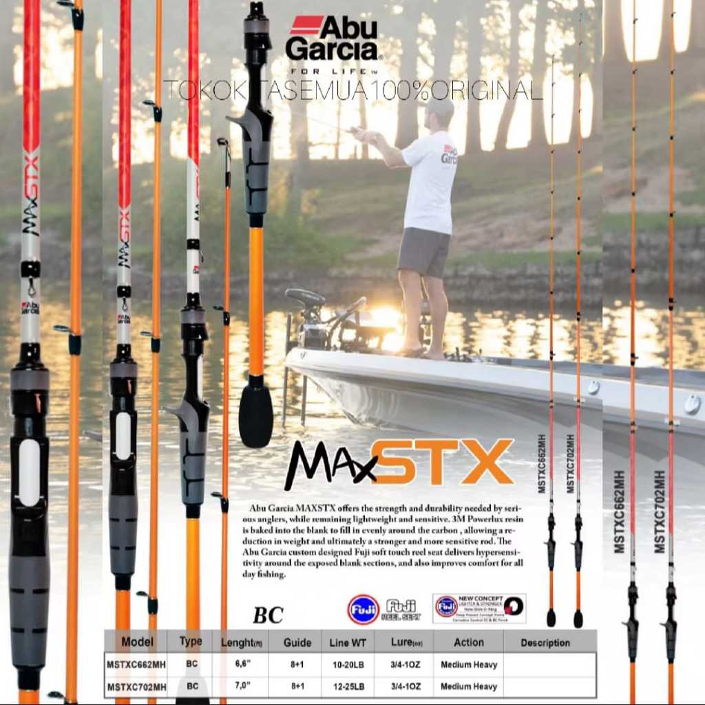 Jual Rod Abu Garcia Max STX 602 8-17 Lbs | Shopee Indonesia