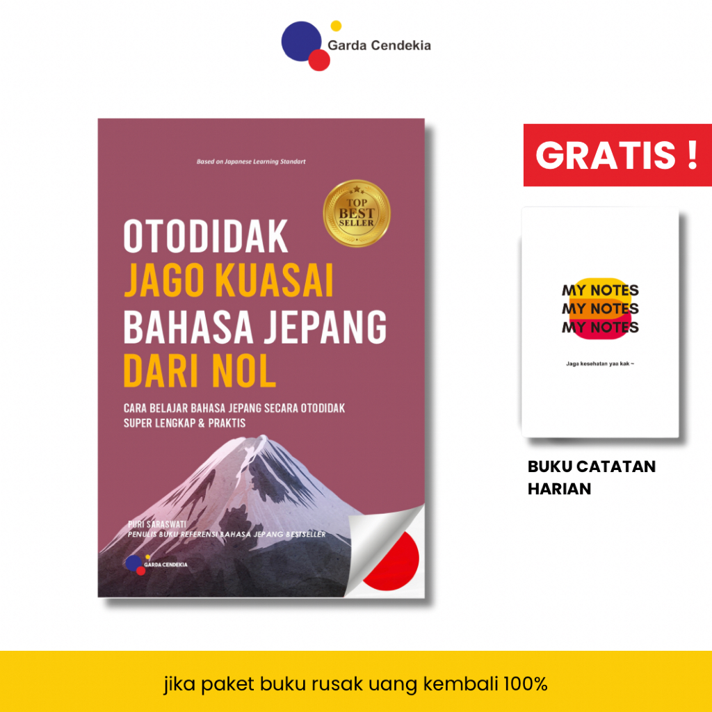 Jual Garda Cendekia - Buku Otodidak Jago Kuasai Bahasa Jepang Dari Nol | Shopee Indonesia