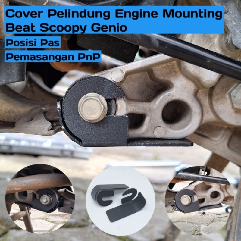 Jual Cover Mesin Cover Crankcase Pelindung Rengkes Beat Scoopy Vario ...