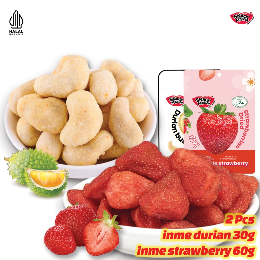 Jual [ BUNDLE GET 2 PACK ] INMEI MANISAN BUAH Strawberry , Peach 60g ...