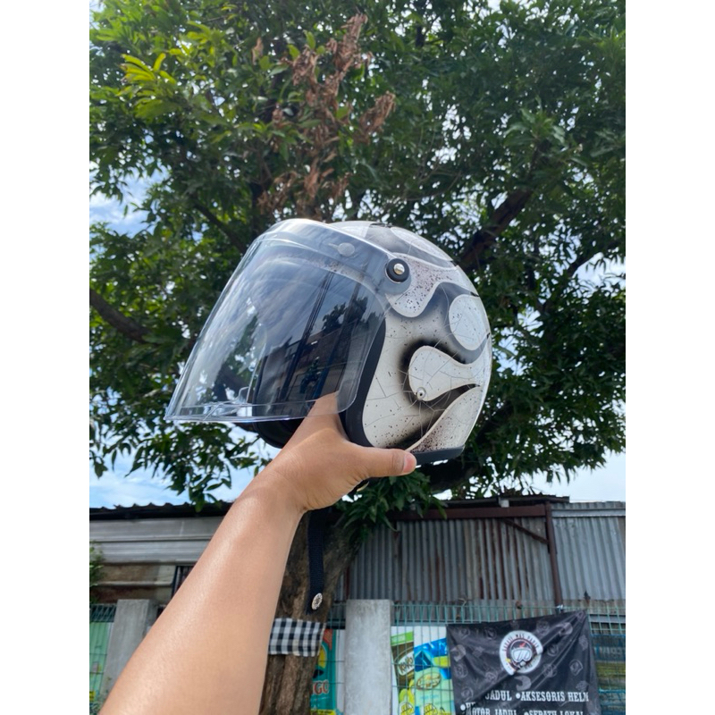 Jual Helm Bogo Custom (Tanpa kaca) | Shopee Indonesia