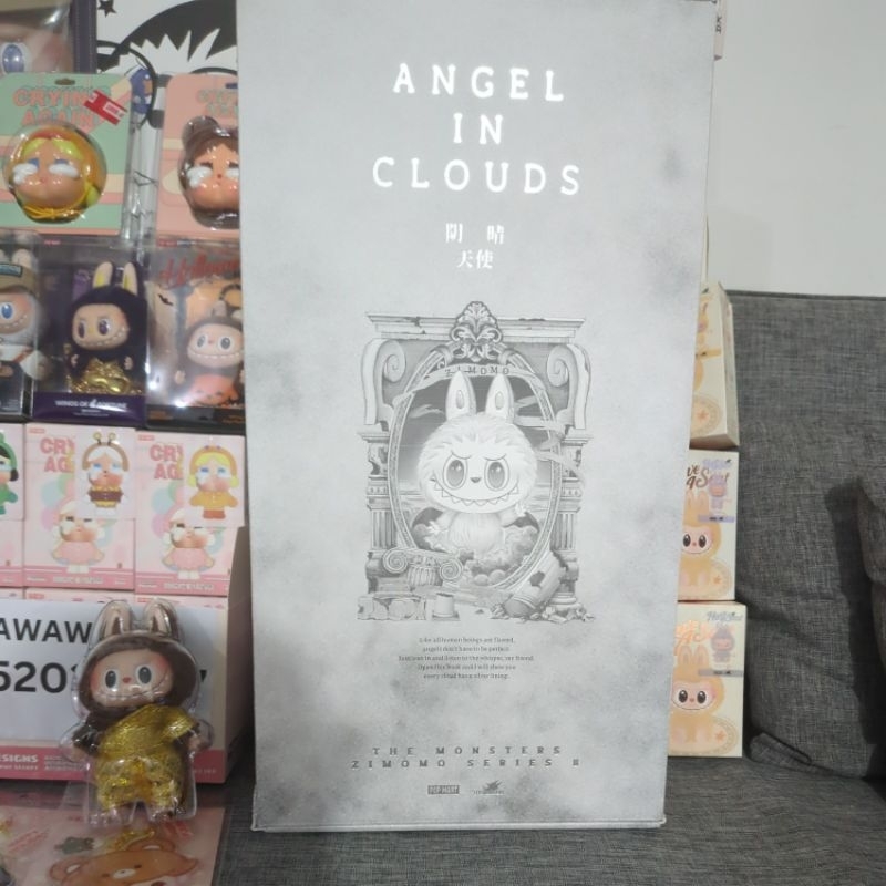 Jual labubu zimomo angel in clouds ori popmart | Shopee Indonesia