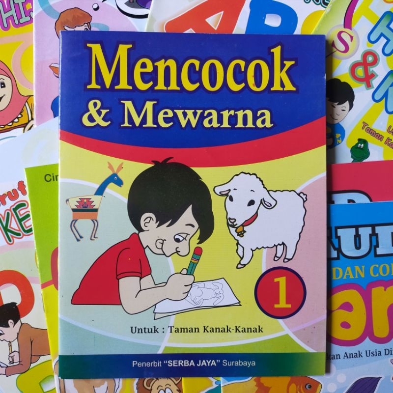 Jual Buku Anak Mencocok dan Mewarna | Shopee Indonesia