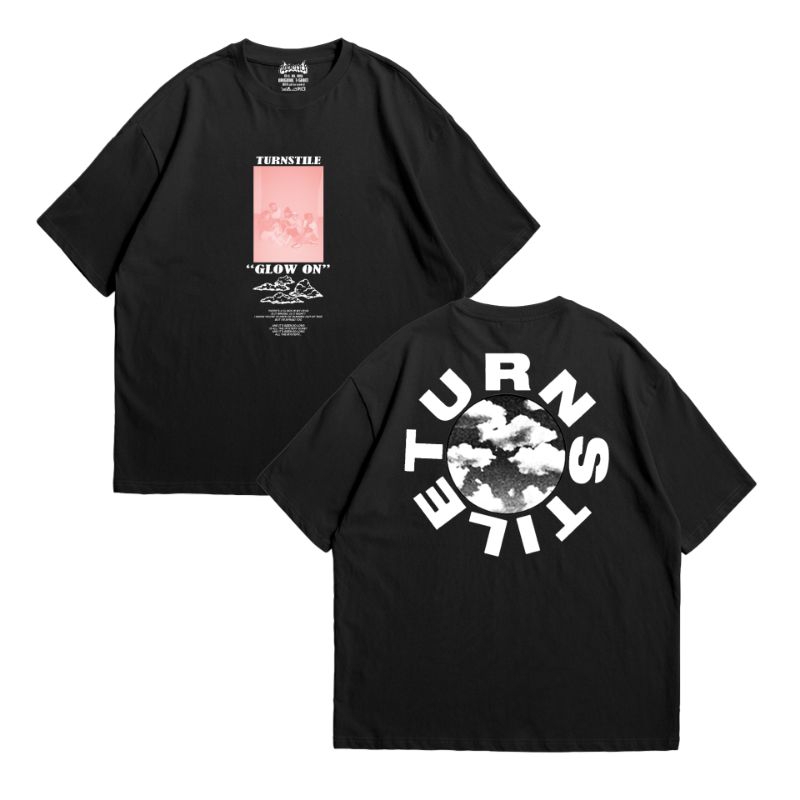 Jual T-SHIRT TURNSTILE - GLOW ON | ORIGINAL MERCH | Shopee Indonesia