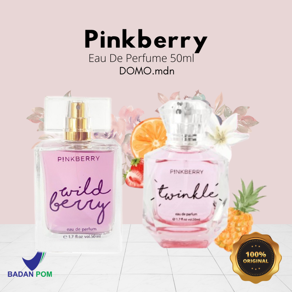 Jual PINKBERRY EAU DE PERFUME WILD BERRY TWINKLE 50ml edp parfum segar ...