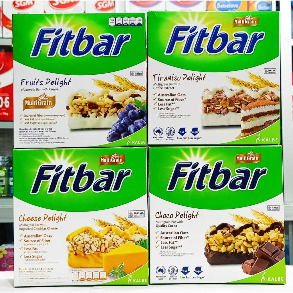Jual Fitbar Multigrain All Varian 𝟏 𝐊𝐎𝐓𝐀𝐊 𝐈𝐒𝐈 𝟓 𝐁𝐀𝐑 - Snack Rendah ...