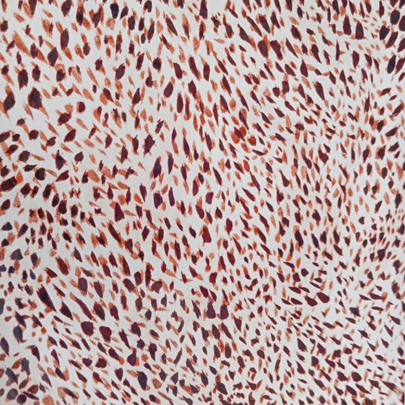 Jual kain zara crepe motif macan // kain meteran garmen motif// gamis ...