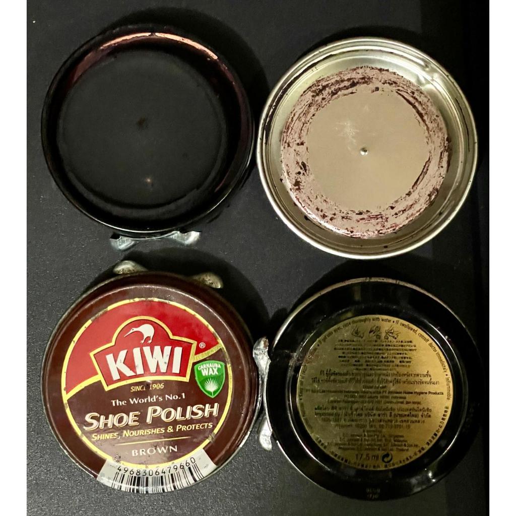 Jual Kiwi Semir Sepatu Kaleng Coklat Hitam 17,5ml Shoe Polish Wax 17.5ml | Shopee Indonesia