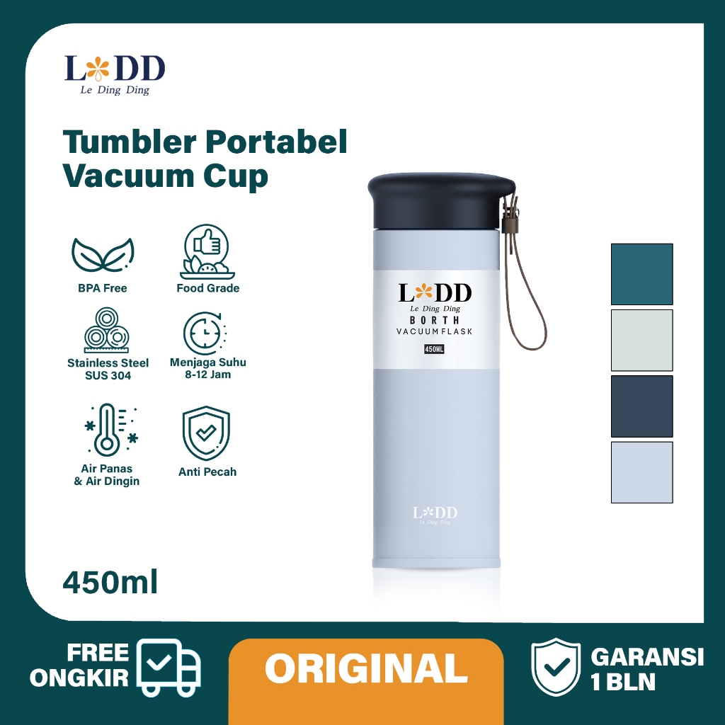 Jual LDD-Botol Minum Aesthetic Tumbler 450ml Stainless Tumbler Tahan ...