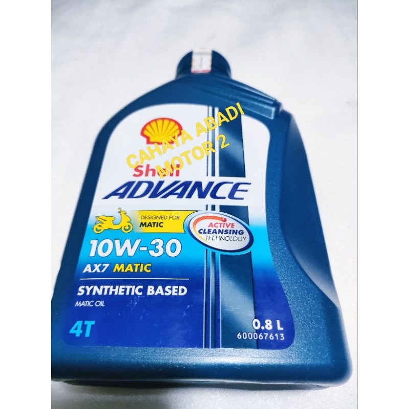 Jual SHELL MATIC AX 7 10W-30 0,8 100% ORIGINAL PRODUK | Shopee Indonesia