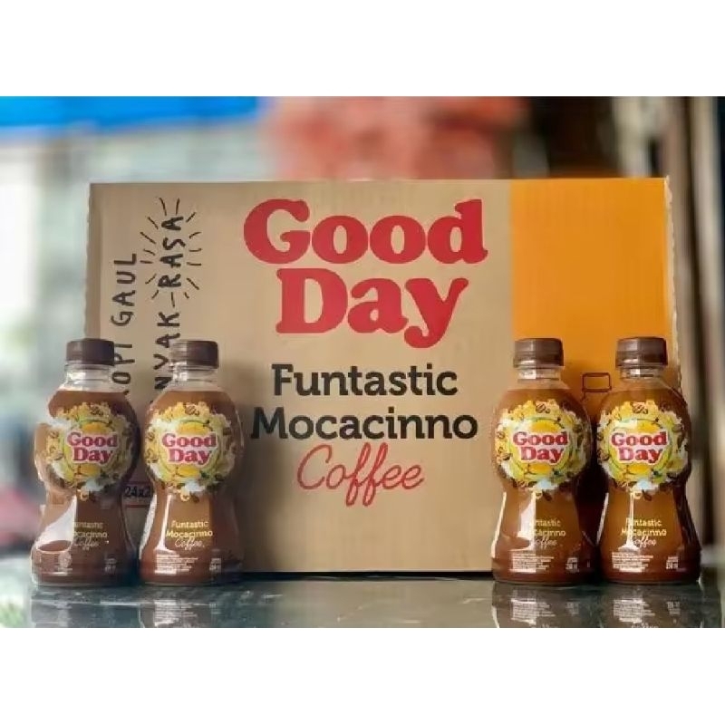 Jual (1DUS ISI 24 PCS) KOPI GOOD DAY BOTOL MOCCACINO - 250ml | Shopee ...