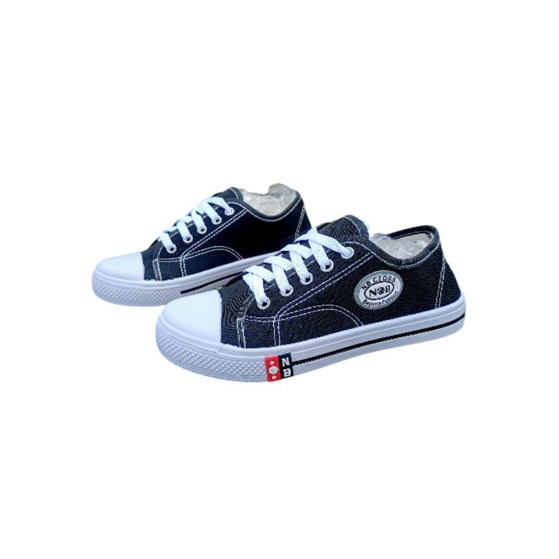 Jual sepatu sekolah sepatu nb hitam putih sepatu sekolah sd smp sma ...