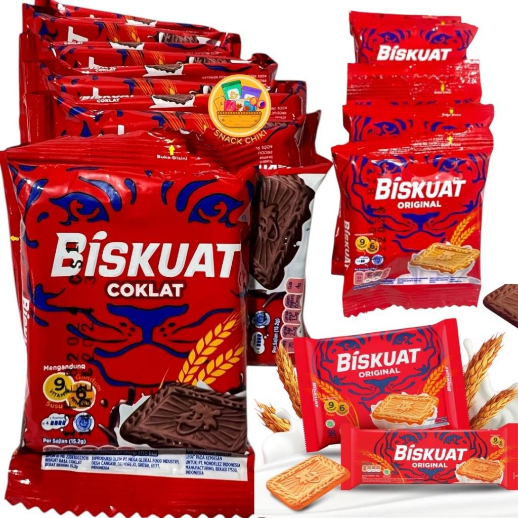 Jual BISKUAT COKLAT & ORIGINAL RENCENG isi 20 PCS ( BONUS 4 PCS ...