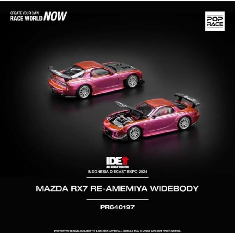 Jual Pop Race Mazda RX 7 Re Amemiya Dinner Car IDE Exclusive limited ...