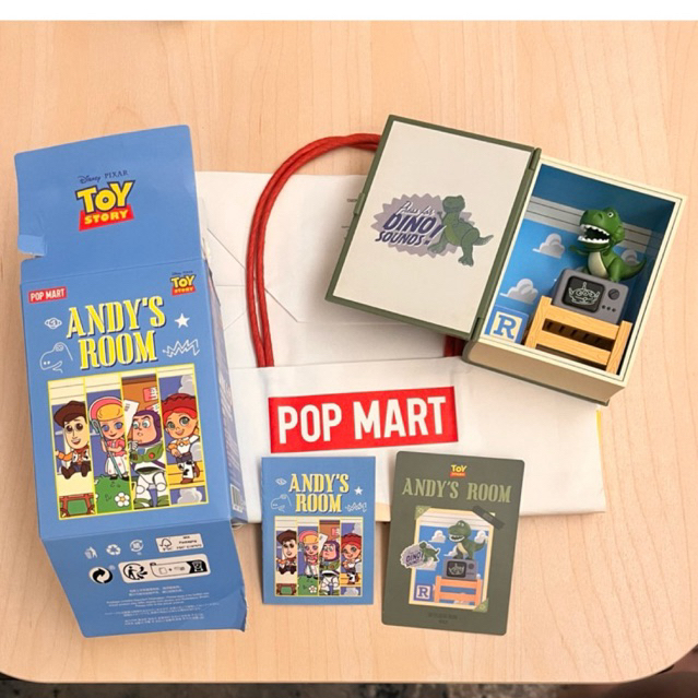 Jual POP MART Toy Story Dino Andy's Room Series (OPEN) | Shopee Indonesia
