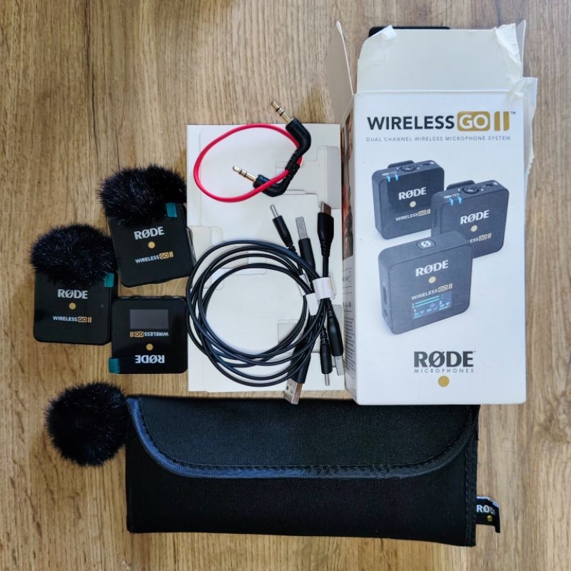 Jual RODE GO II Wireless Microphone Double Like New! | Shopee Indonesia