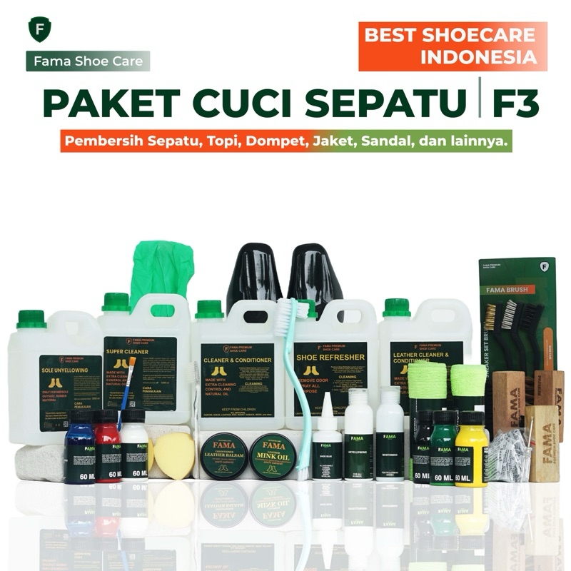Jual FAMA-Paket Cuci Sepatu F3-Paket Laundry Sepatu-pembersih sepatu ...