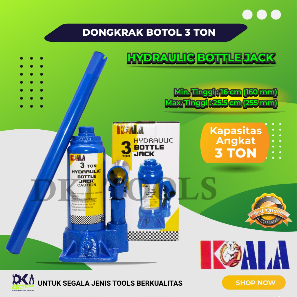 Jual Dongkrak Botol Hidrolik Hydraulic Jack untuk Truck Mobil | Shopee ...