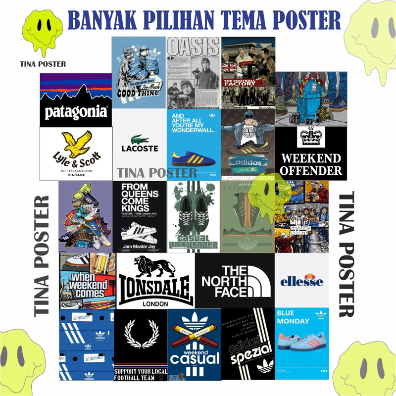 Jual Poster Dinding Aesthetic A6 isi 12 | Shopee Indonesia