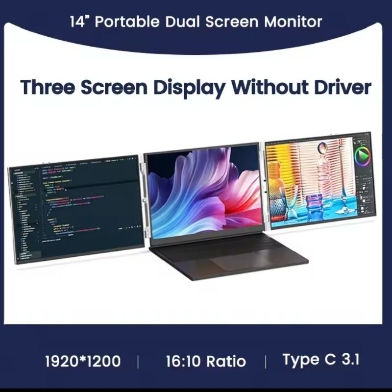 Jual Portable Screen For Laptop 13.3-16.5 Inch Business IPS Full HD ...