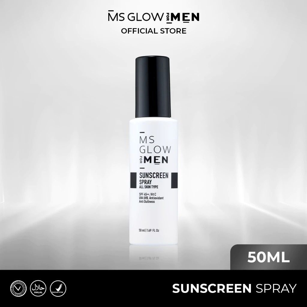 Jual MS Glow For Men Sunscreen Spray Melindungi Kulit dari Paparan ...