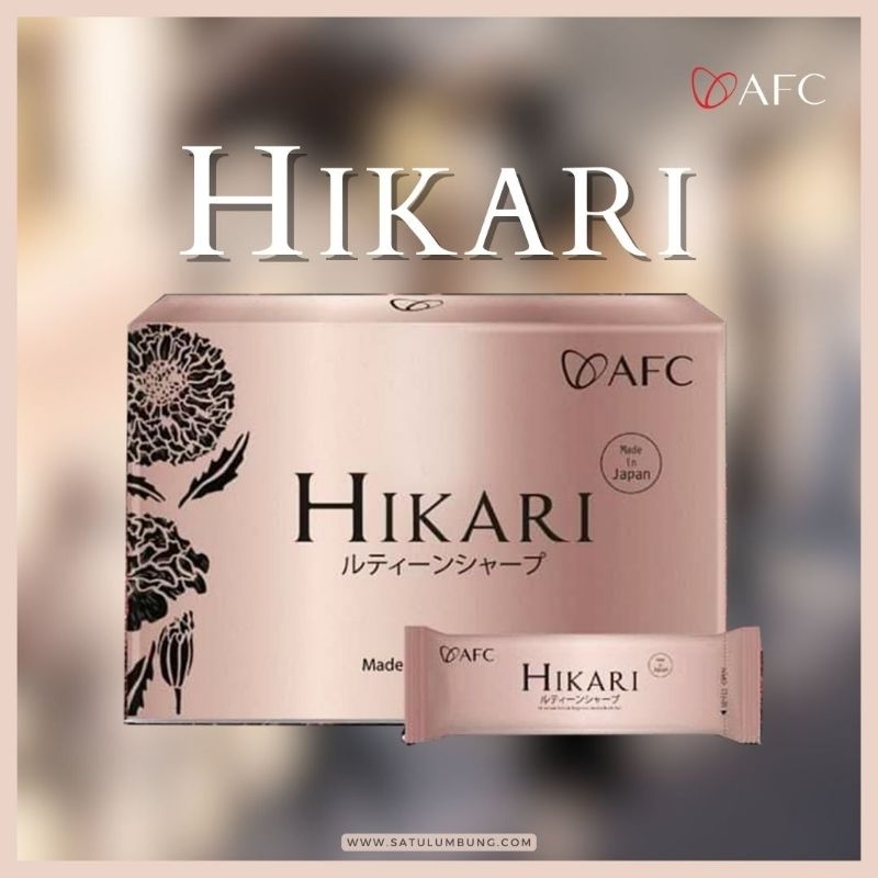 Jual HIKARI 1 BOX 30 SACHET SUPLEMEN AFC ORIGINAL JAPAN | Shopee Indonesia