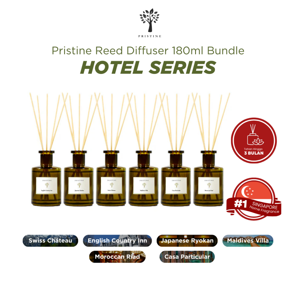 Jual Pristine Reed Diffuser Hotel Bundle 180ml - Hotel Series ...