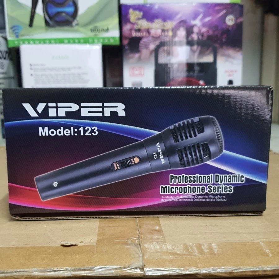 Jual Microphone Kabel VIPER Model 123 Microphone Kabel Original VIPER ...