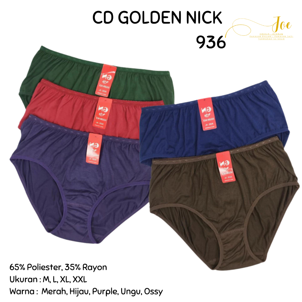 Jual ISI 3 / CD GOLDEN NICK 936 Warna Gelap / Pakaian Dalam GN 936 ...