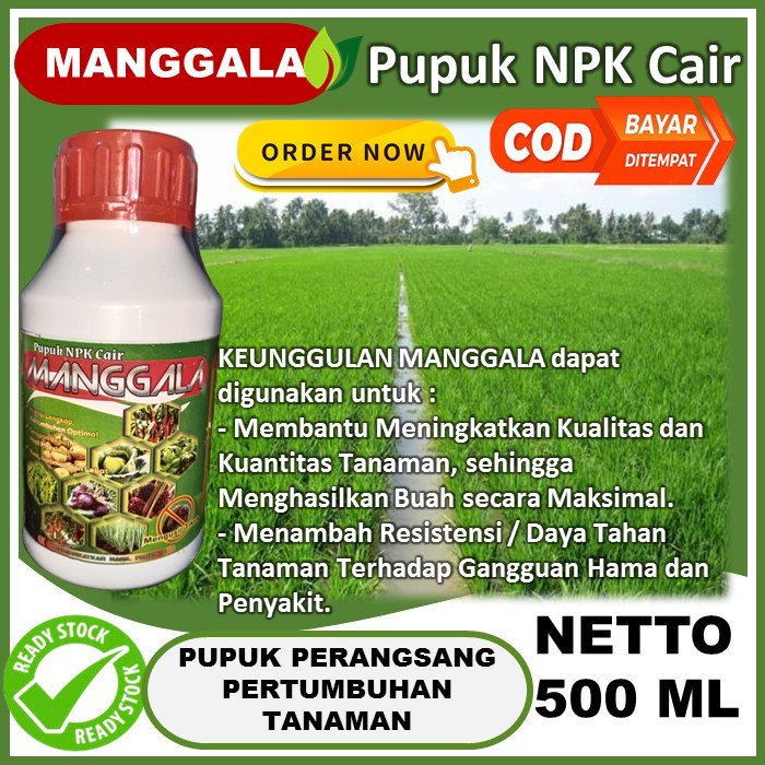 Jual Pupuk Npk Manggala 500ml – Pupuk Untuk Memperbanyak Anakana Padi – Pupuk Penyubur Akar ...