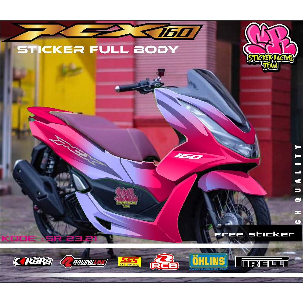Jual Sticker Decal Full Body Honda PCX 160 2021 2022 2023 2024 Sticker ...