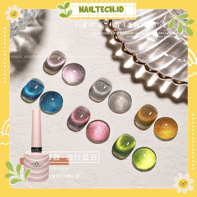 Jual Annies Dynamic Cat Eye Full Set 1-6 Colors 10ml / Kutek UV Mata ...