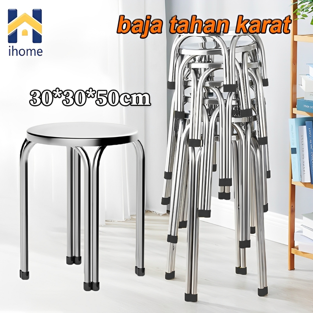 Jual Kursi Makan Kursi Bakso Bangku Baso Besi Kursi Bulat Minimalis ...