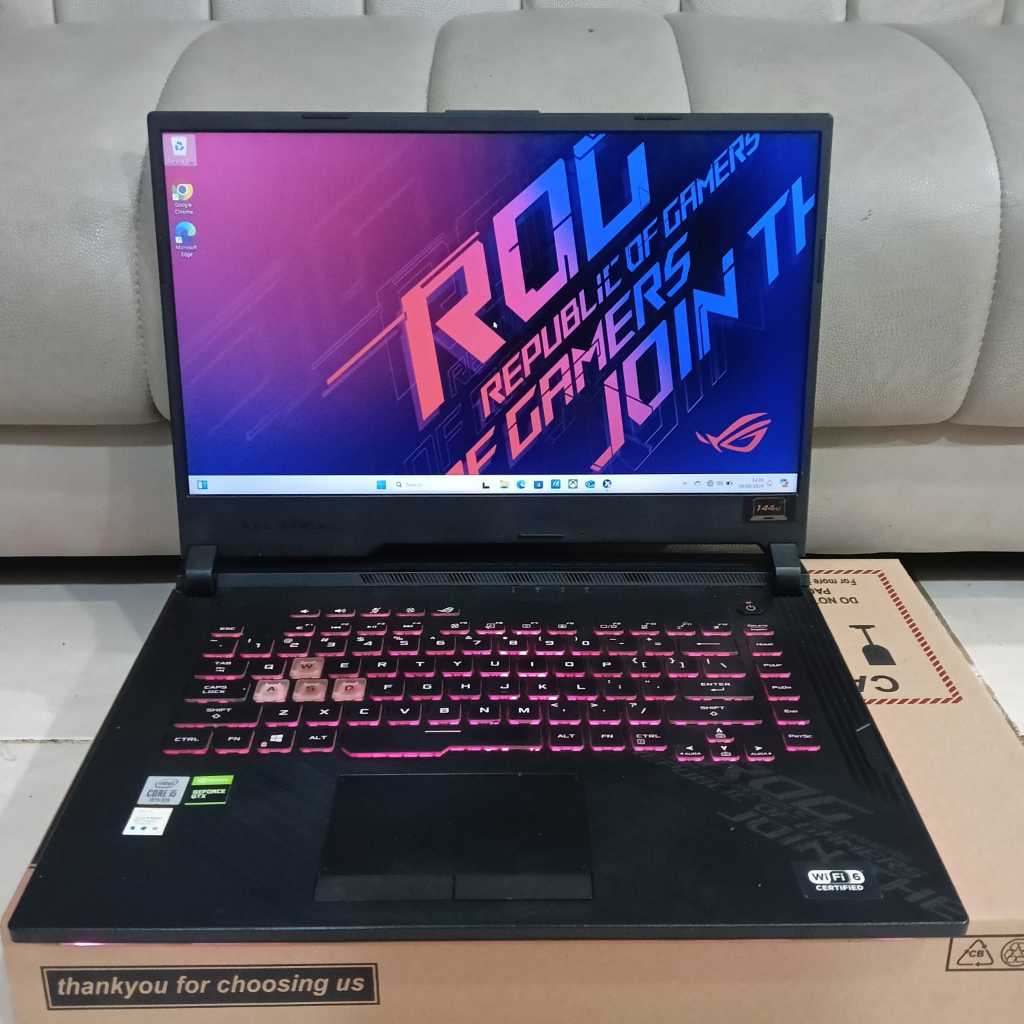 Jual Laptop Asus ROG Strix G512LI ( Republic Of Gamers ), Core i5 ...