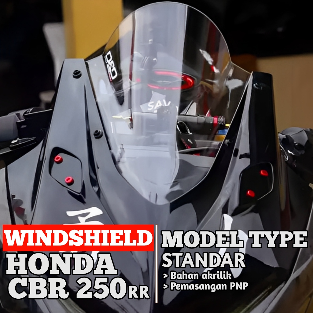 Jual Visor Windshield cbr250RR visor cbr250RR windshield honda CBR 250 ...