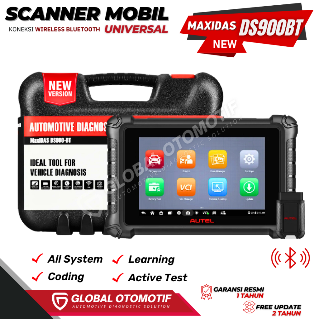 Jual Autel Scanner Mobil Universal MaxiDAS DS900BT Scanner Mobil ...