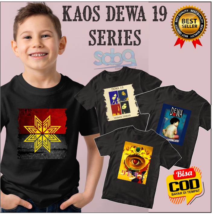 Jual kaos baju distro band dewa 19 anak - kaos band anak dewa 19 ...