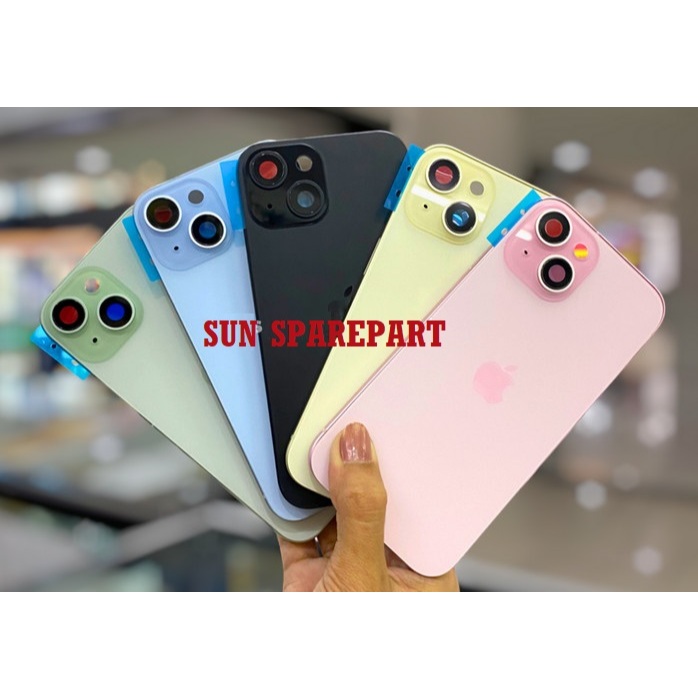 Jual HOUSING IP 15 / 15 PLUS / 16 / 16PLUS HOUSING BACK CASING BACK ...
