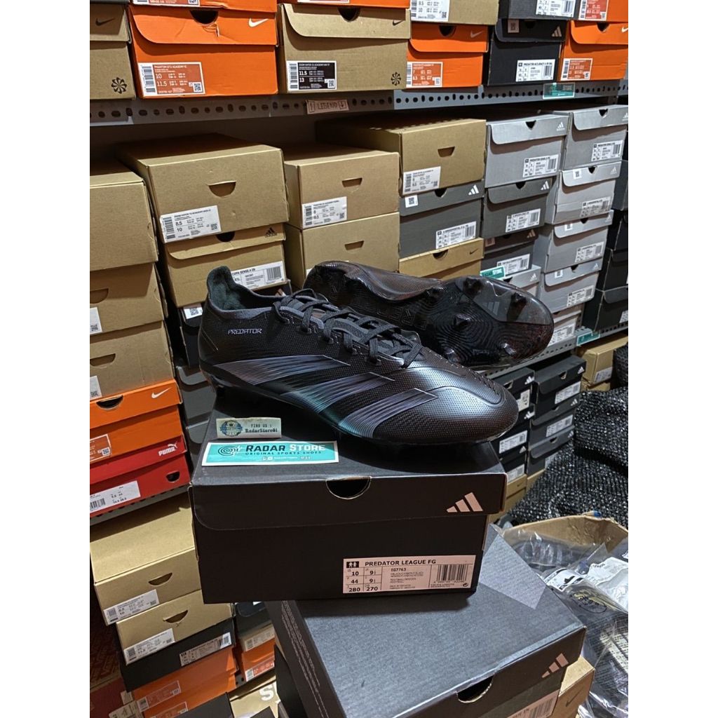 Jual Sepatu Bola Adidas Predator League FG Black IG7763 Original BNIB ...