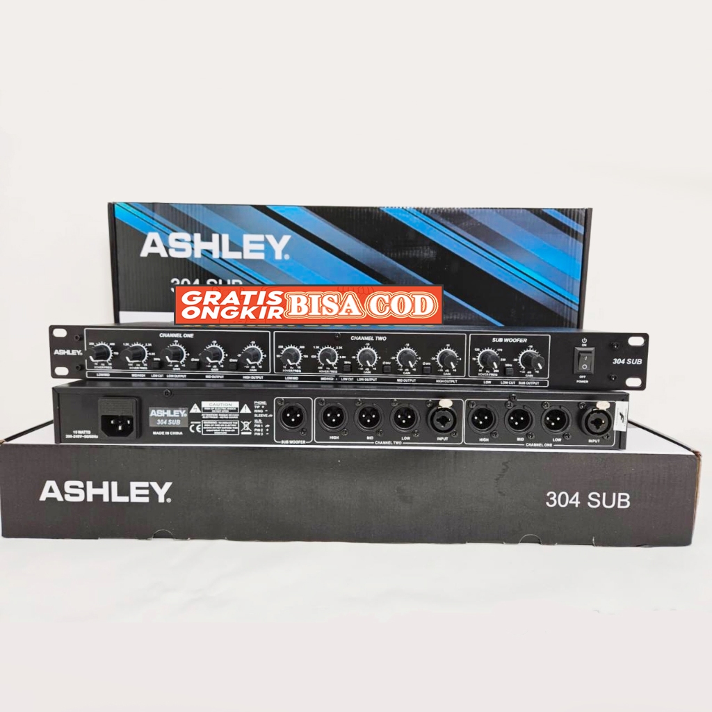 Jual CROSSOVER ASHLEY 304 SUB 304SUB + SUBWOOFER OUTPUT ORIGINAL ...