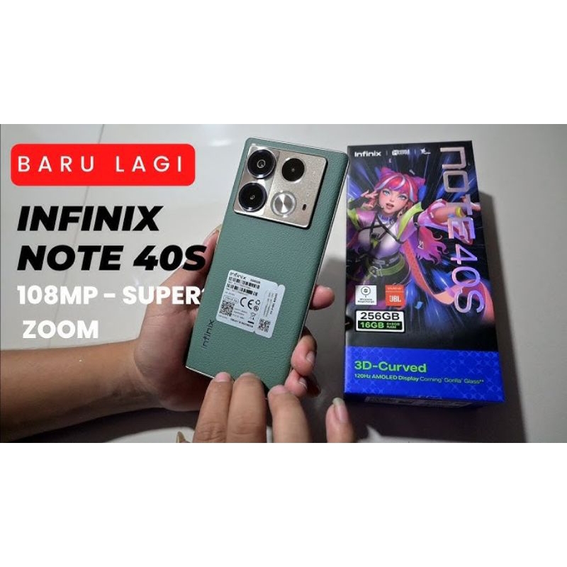 Jual INFINIX NOTE 40S 4G 8/256 FREE WIRELESS RANDOM (POWERBANK ATAU MAG ...