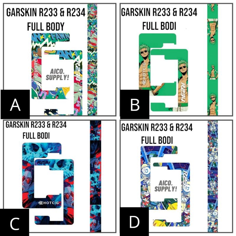 Jual stiker garskin full body R 234 bisa Hologram dan Custom | Shopee ...