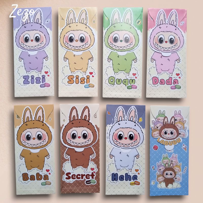 Jual AMPLOP LEBARAN 8PCS SEMUA VARIAN LABUBU JUMBO | Shopee Indonesia