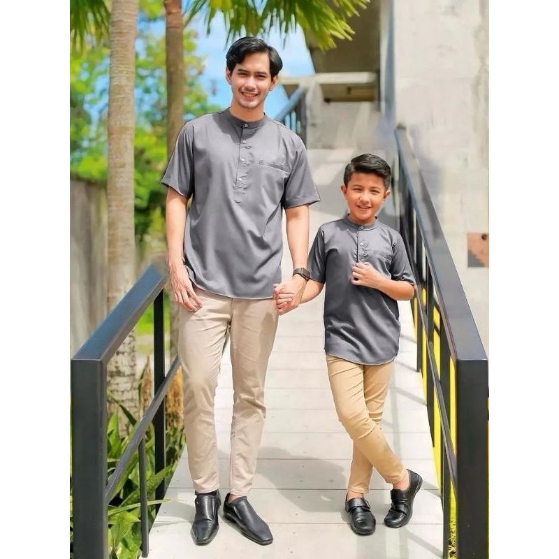 Jual Koko Kurta Couple Ayah Anak Baju Koko Modern | Shopee Indonesia