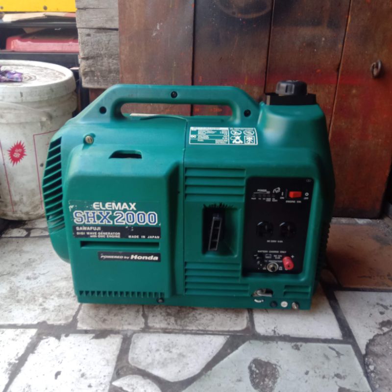 Jual Mesin Genset portabel Honda Elemax SHX2000/1500Watt | Shopee Indonesia