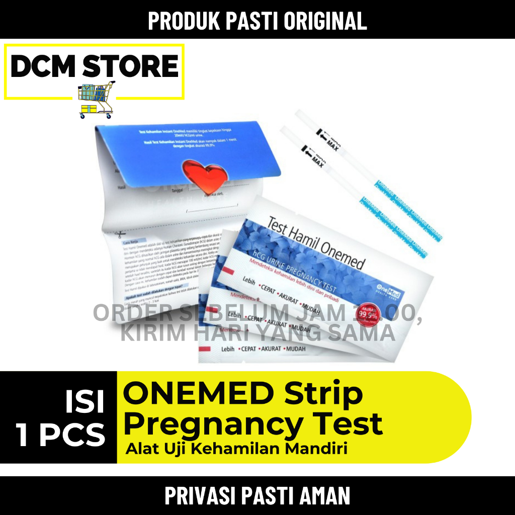 Jual ONEMED TEST PACK | ONE MED | TESPEK | PREGNANCY TEST | CEK ...
