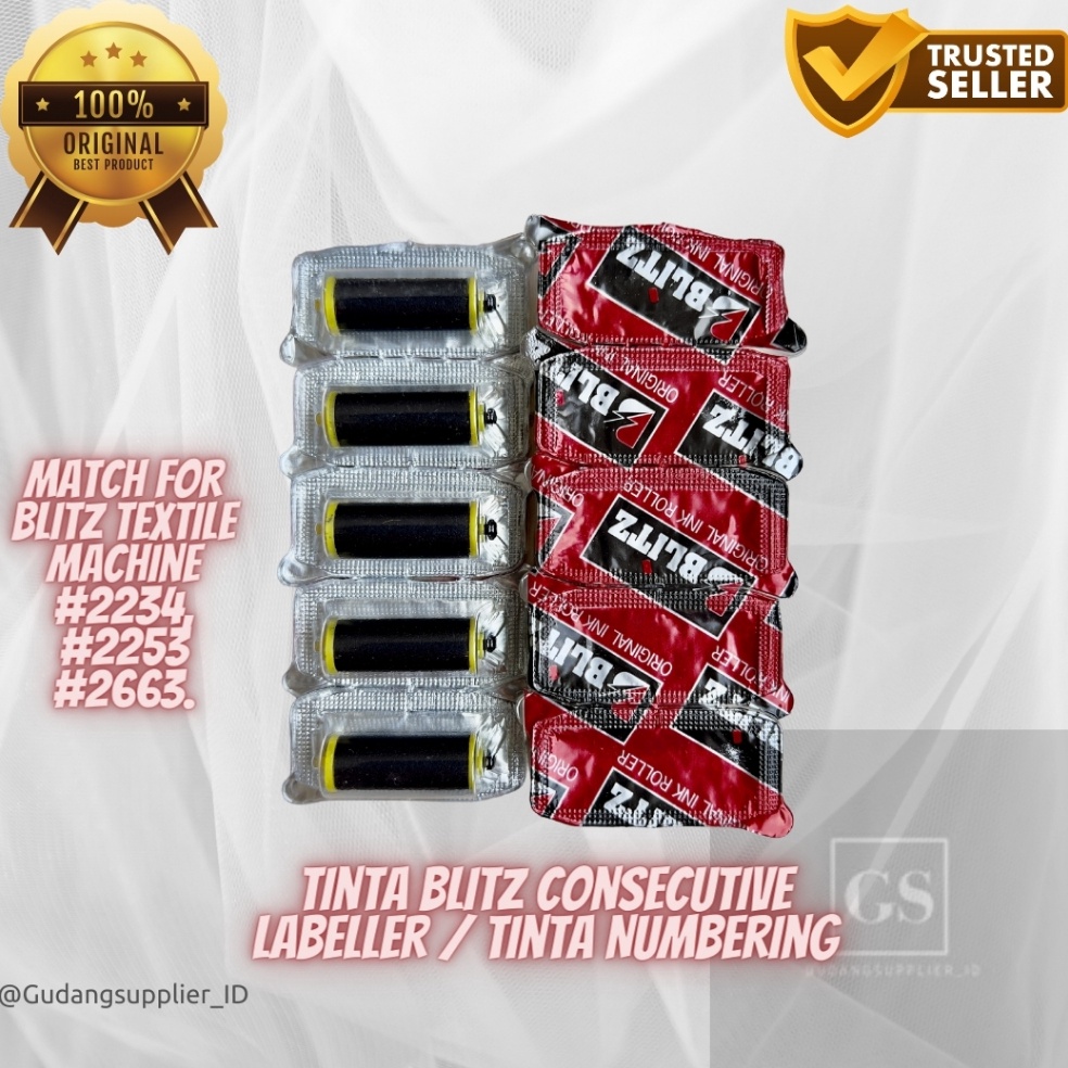 Jual cv Diskon Tinta Blitz Consecutive Labeller Tinta Numbering blitz ...