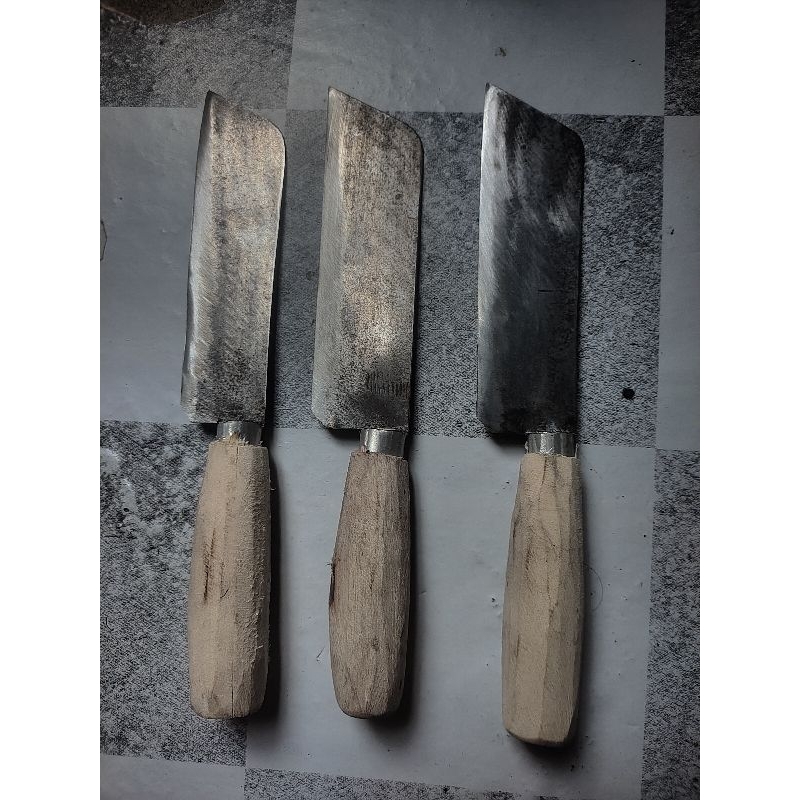 Jual pisau dapur super tajam buatan bahan plat baja buatan tradisional ...