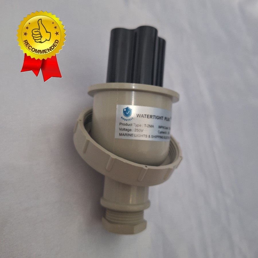 Jual Marine Watertight Plug T-2MA Water Tight Plug Angel 4 PIN Colokan ...