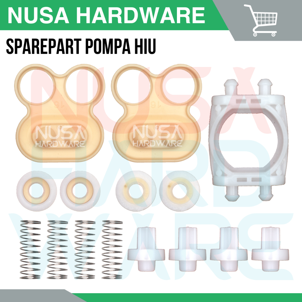 Jual Sparepart Membran Set Untuk Pompa Air DC 12V HIU Single 100Psi ...